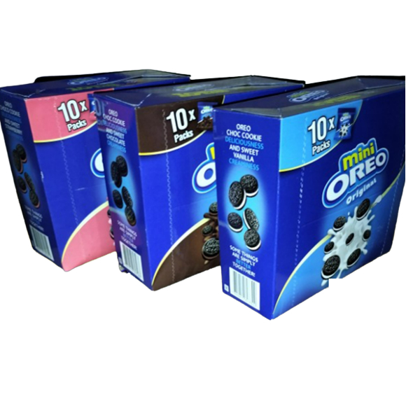 Mini Oreo Biscuits Chocolate Box 10 Packs Of 204g Halal Shopee Singapore 