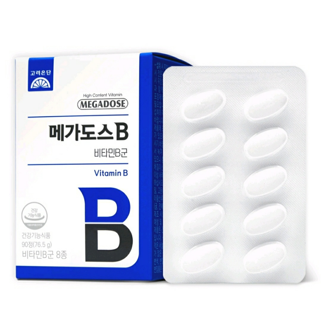 Korea MEGADOSE Vitamin B (90 tablets) | Shopee Singapore