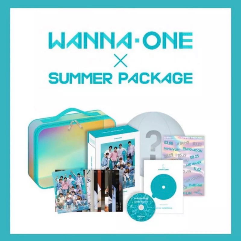 Official Wanna One Summer Package Yoon Jisung Photobook Photocard