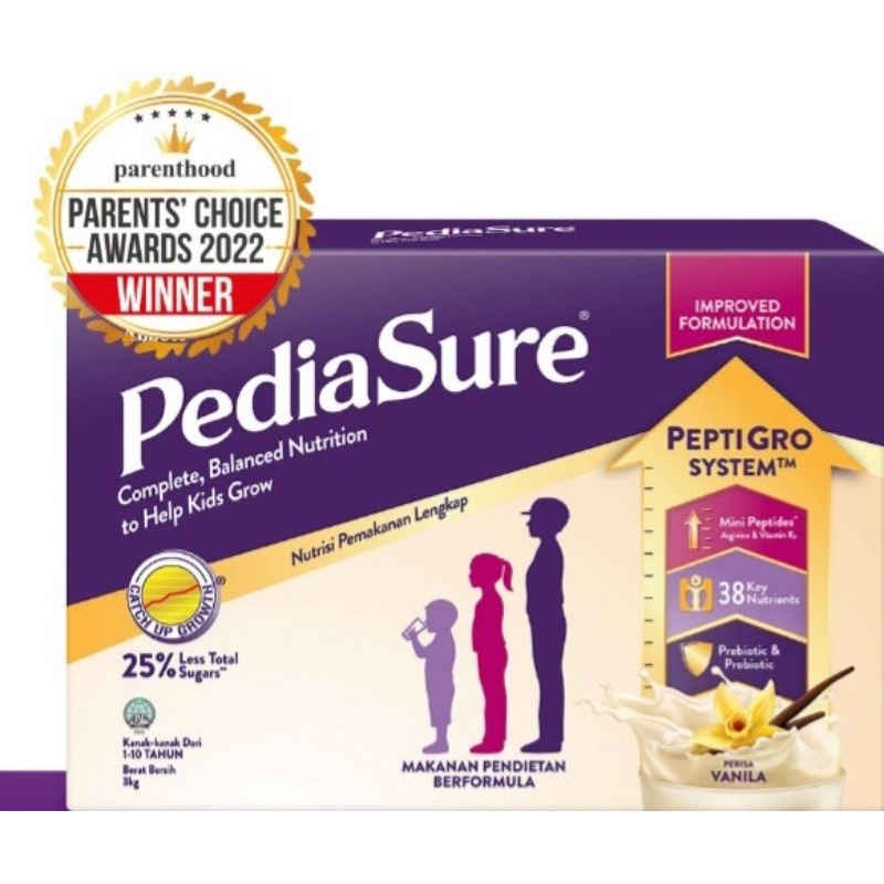 Pediasure Vanilla 3kg Peptigro Child Nutrition Supplement Refill ...