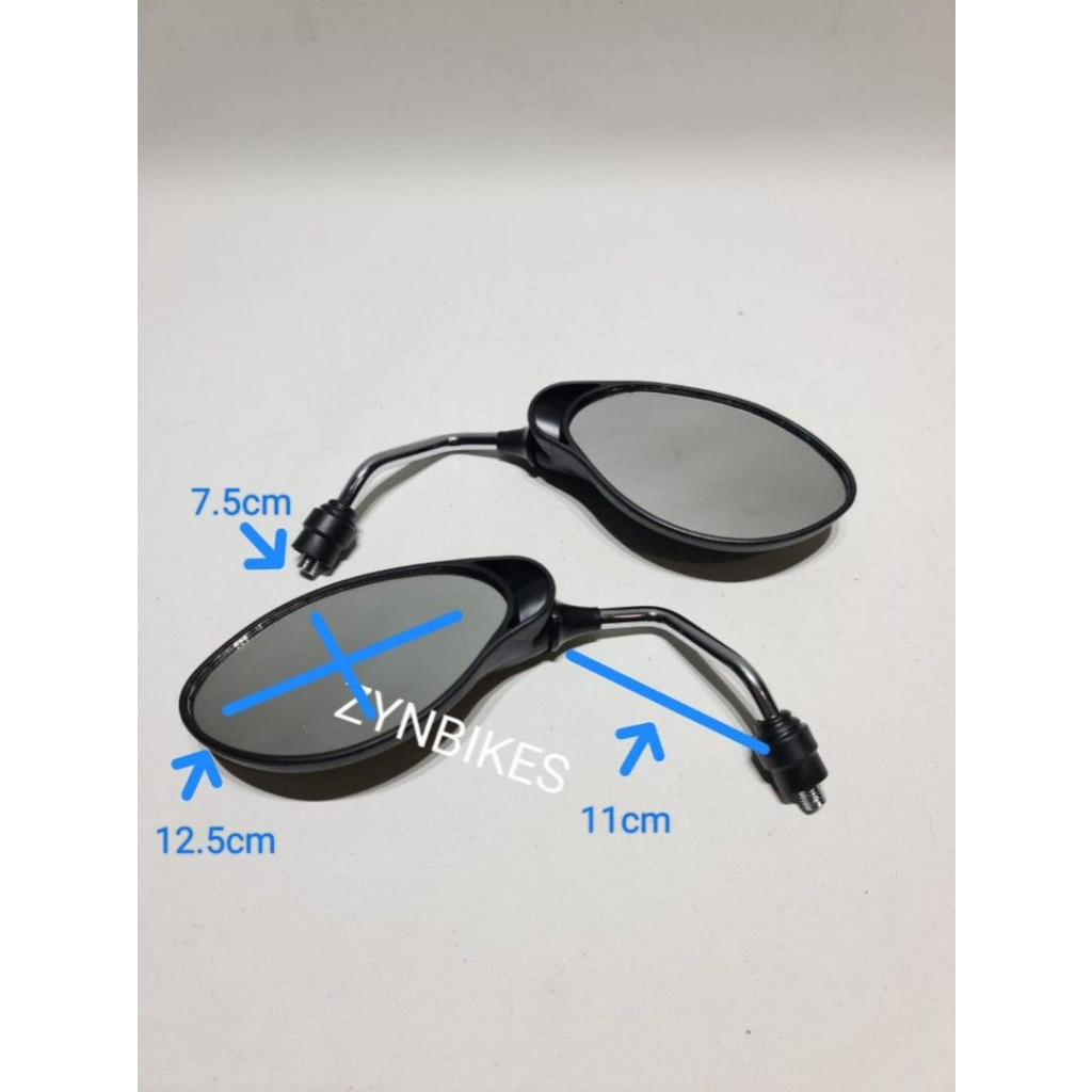 MOTORCYCLE SIDE MIRROR CHROME YAMAHA Y125Z SPARK 135 JUPITER X1R SNIPER ...