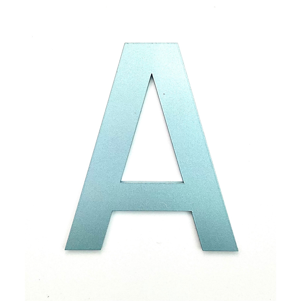 A ( Letter A ) | Mint Tulip | Large House Or Unit Numbering Acrylic ...