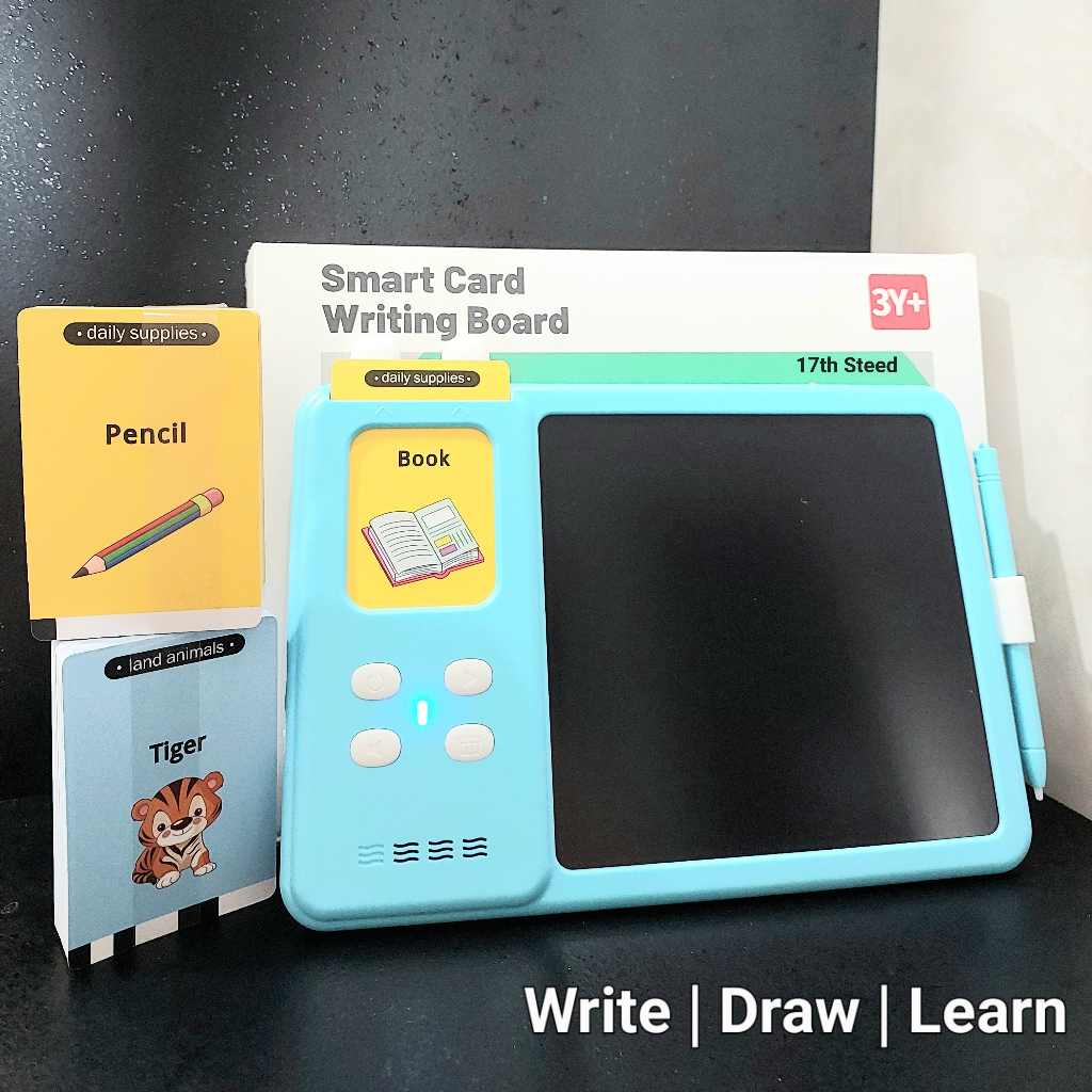 2 in 1 Montessori Educational Learning Tablet, English Talking Flash ...