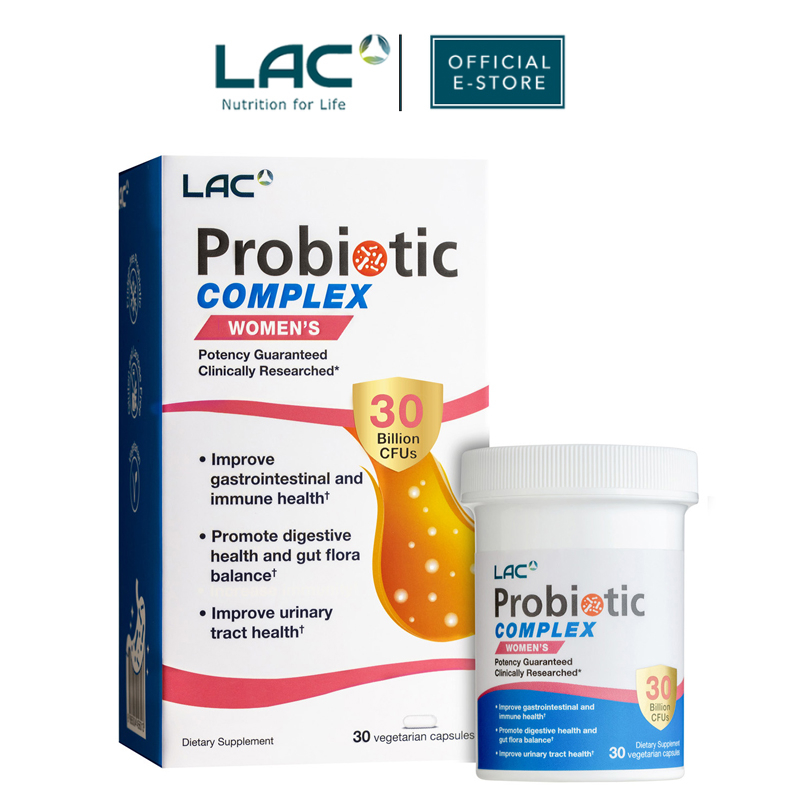 [LAC PROBIOTIC] Women's Probiotic Complex 30 Billion CFU - with ...