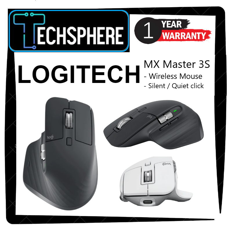 (LOWEST PRICE) Logitech MX Master 3S Wireless Mouse (Silent Clicks ...