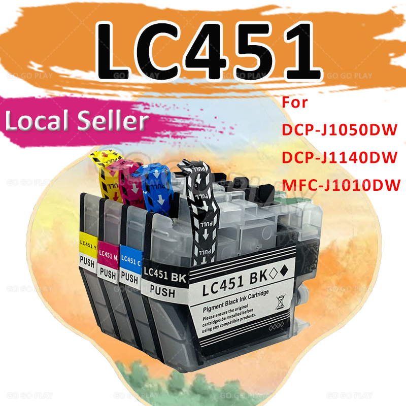 [COMPATIBLE] for Brother LC451 Ink Cartridge LC451 Brother Ink LC451XL ...
