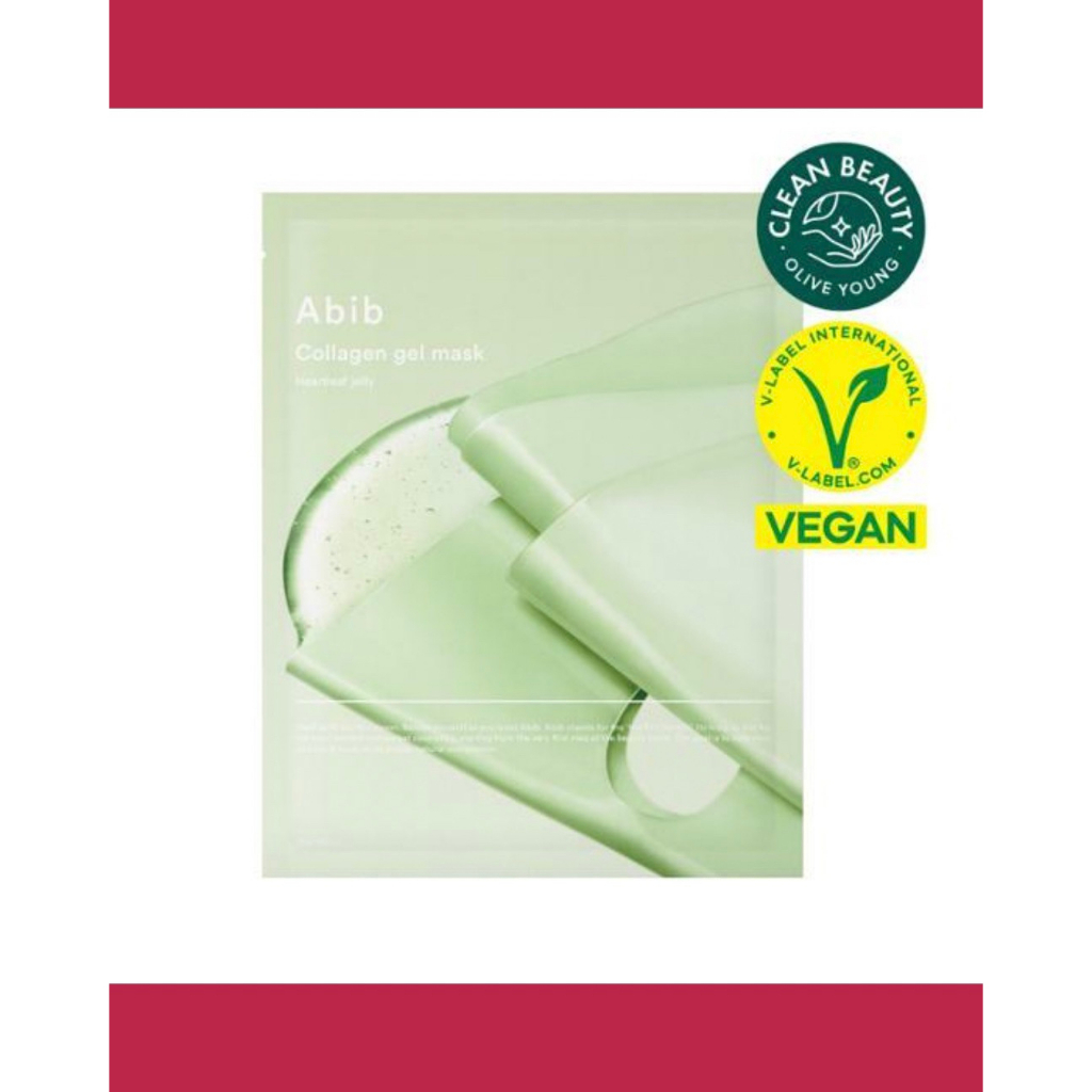[Abib] Collagen gel mask Heartleaf jelly (4 sheets) | Shopee Singapore