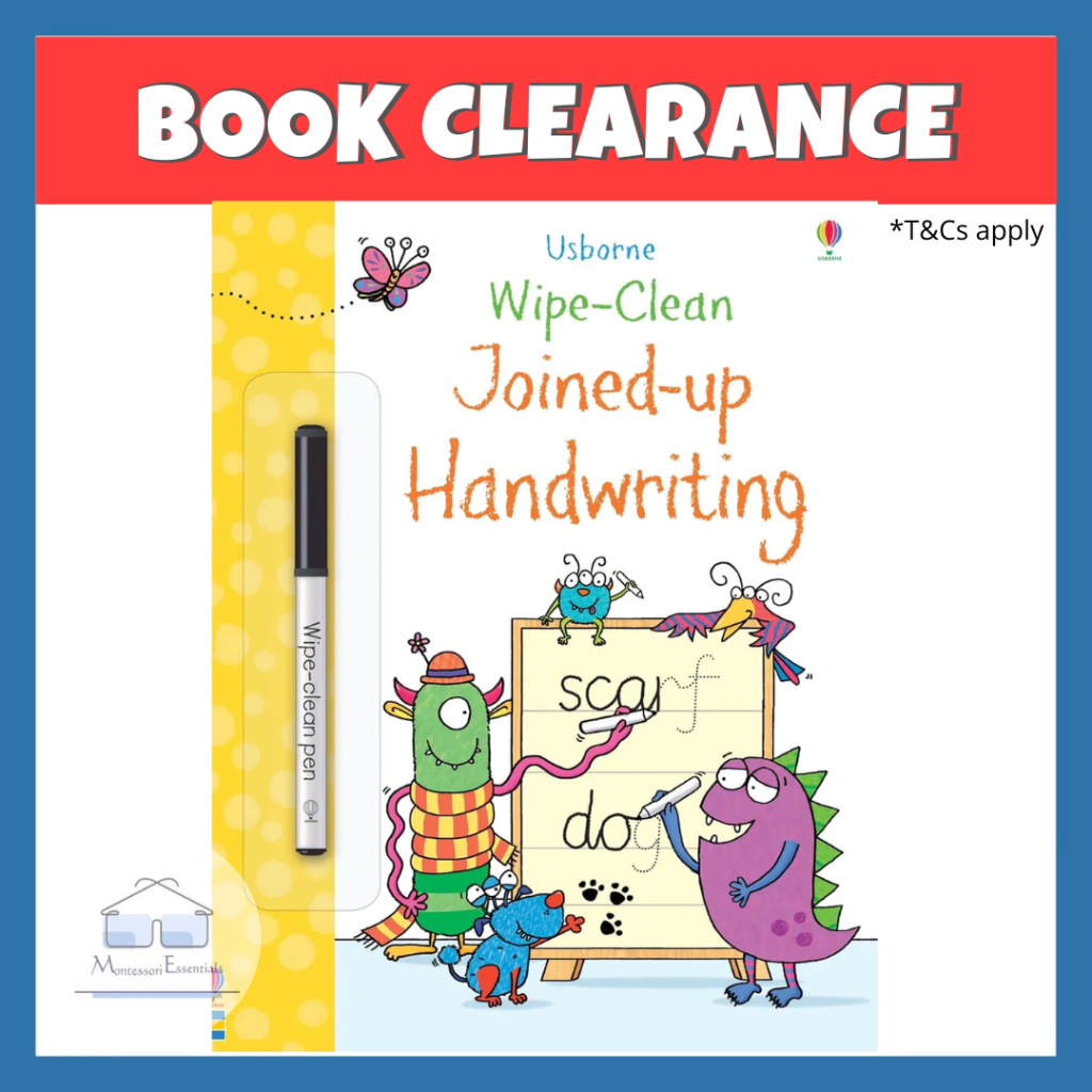 (Joined-Up Handwriting) Usborne Wipe Clean Book Children Early ...