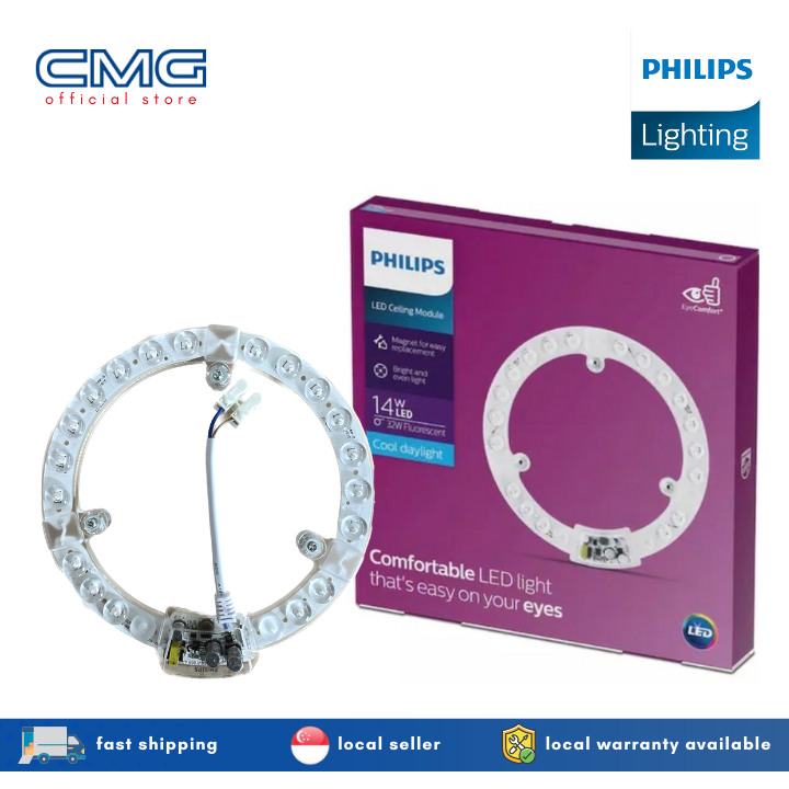 Philips LED Circular Magnetic Module 14W Cool Daylight 6500K Round ...