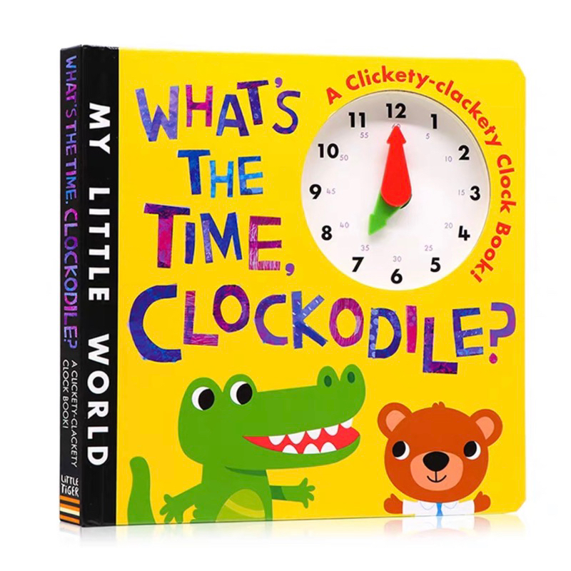 What's the Time, Clockodile? （Board Book) | Shopee Singapore