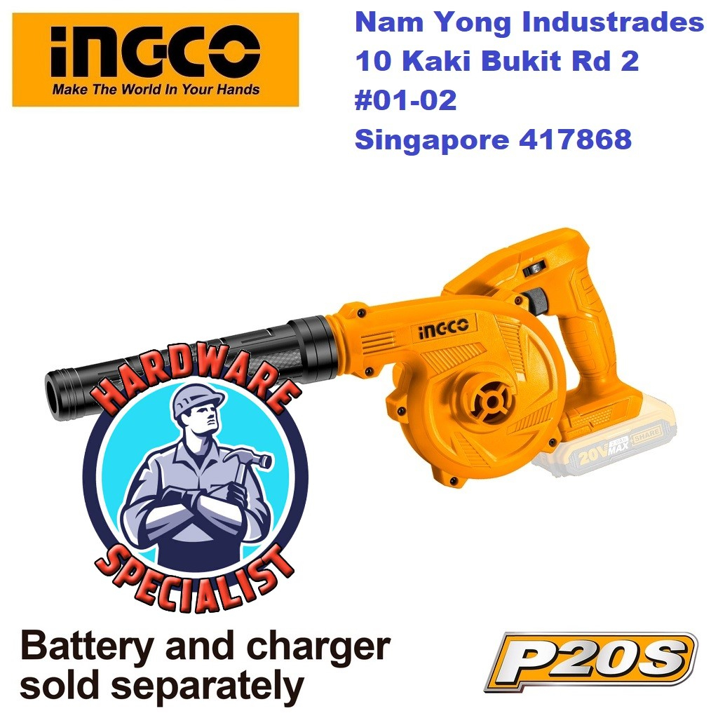 Ingco CABLI20018 P20 Cordless Blower (Bare Unit) | Shopee Singapore