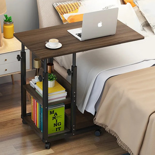 Movable Study Table Space Saving Beside Dining Desk Laptop Moving ...