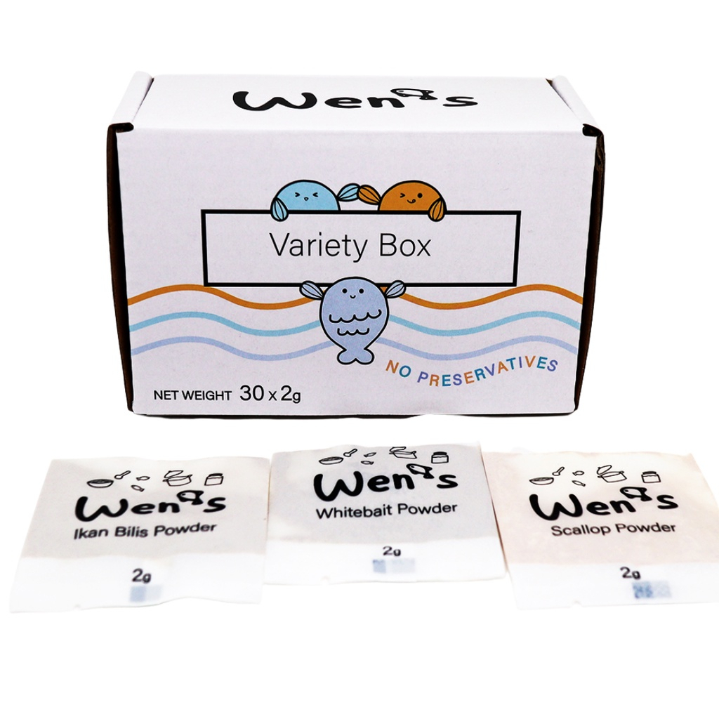 [Wen's] Anchovy/ Whitebait/ Scallop Variety Baby Food Powder, Soups ...