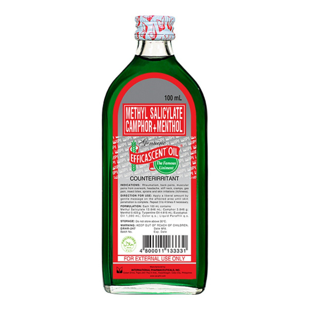 Efficascent Oil Extra Strength 100ml - Filipino Favorite | Shopee Singapore