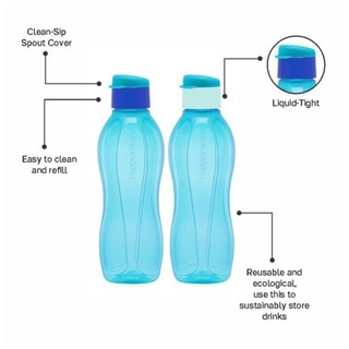 Authentic Tupperware Bottle 750ml Flip Top | 750ml Slim Eco Bottle Flip ...