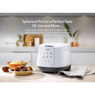 Tefal 1.8L Easy Rice Fuzzy Logic Rice Cooker [RK7321] | Shopee Singapore