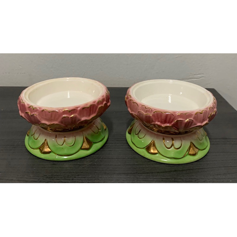Lotus Flower Porcelain Offering Plate. 莲花供奉盘。Buddhist Prayer. | Shopee ...