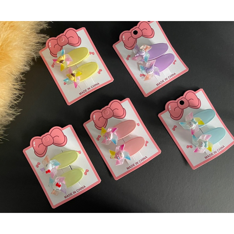 Kids Spinner Hair Clips-1 Pairs (SG READY STOCK) | Shopee Singapore