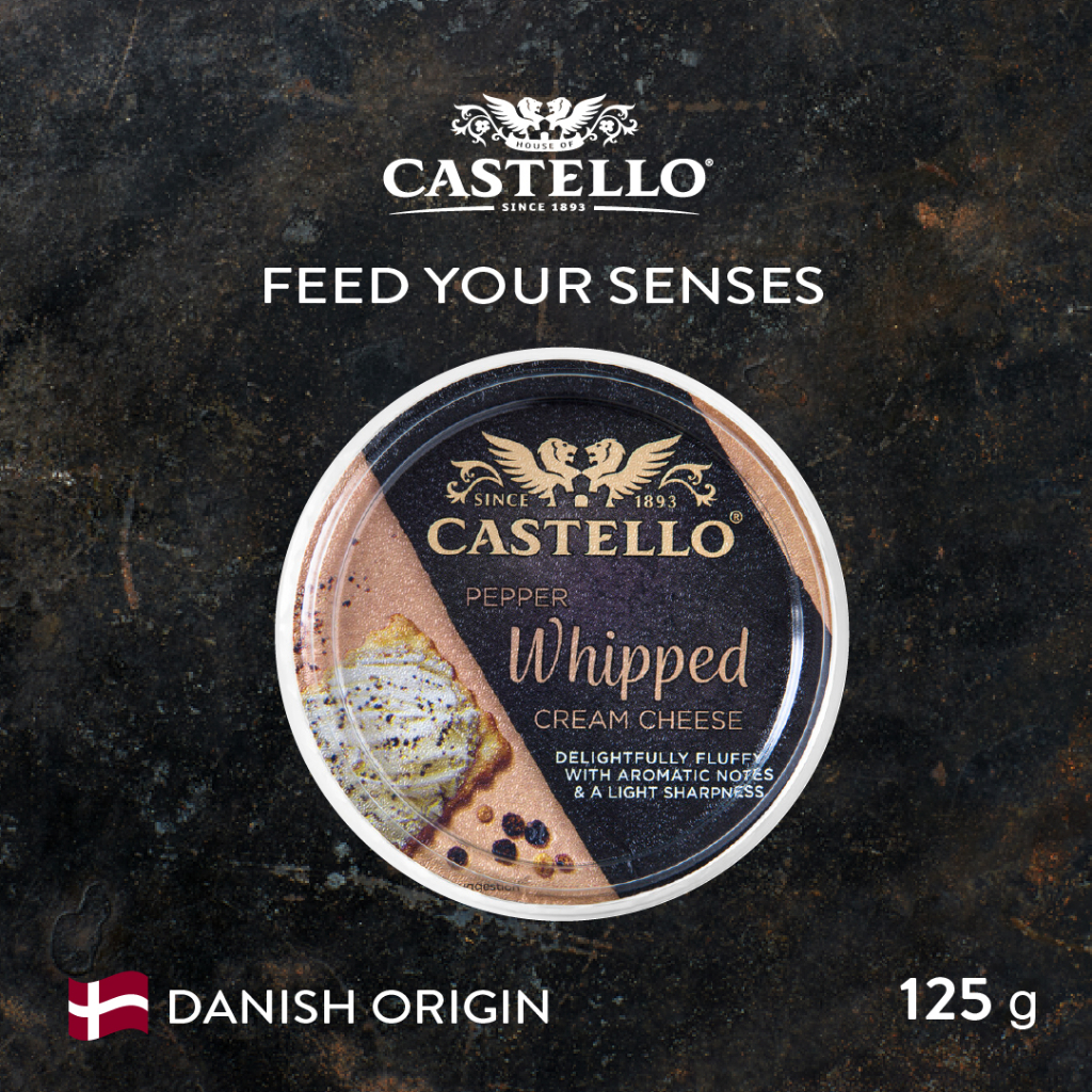 Castello Pepper Whipped Cream Cheese 125g (Exp: 21/8/2024) | Shopee ...