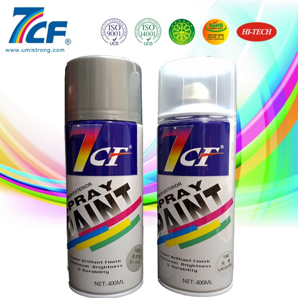 7CF Acrylic Fast Dry Spray Paint 400ml (Various Colors) | Shopee Singapore