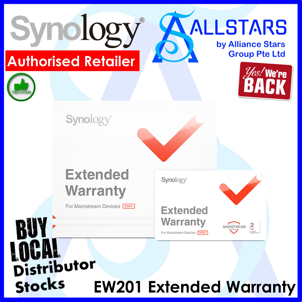 (ALLSTARS : We are Back PROMO) SYNOLOGY EW201 Extended Warranty (2years ...