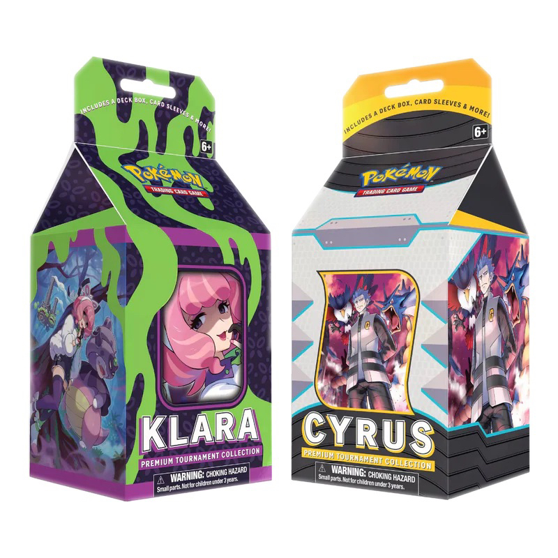Pokemon TCG - Cyrus and Klara premium tournament collection set of 2 ...