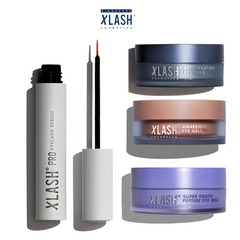 [XLASH Eyecare Set] Xlash PRO Eyelash Serum 6ml + XLASH Hydrogel Eye ...