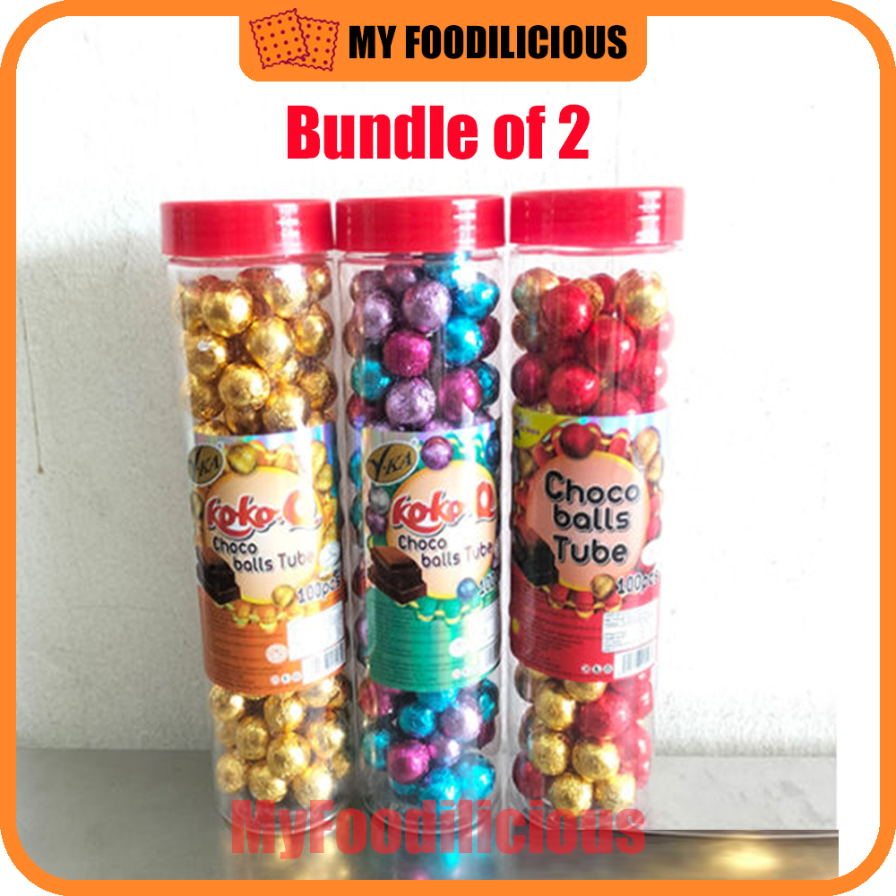 Yka Choco Ball Tube 100pcs | Shopee Singapore
