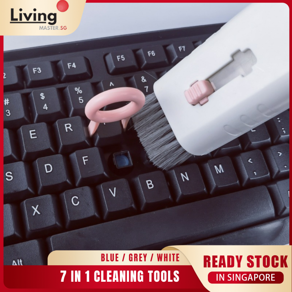 7 In 1 Keyboard Cleaner Kit / Earphones Case Cleaning Tools for Airpods ...