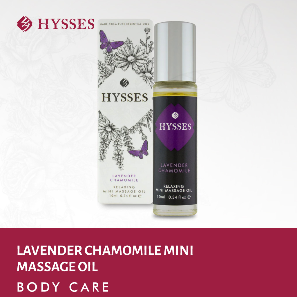 Hysses Lavender Chamomile Mini Massage Oil, 10ml | Shopee Singapore