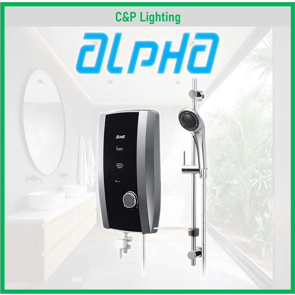 Alpha S-Series S100 Instant Water Heater w/ Handshower Set | Shopee ...