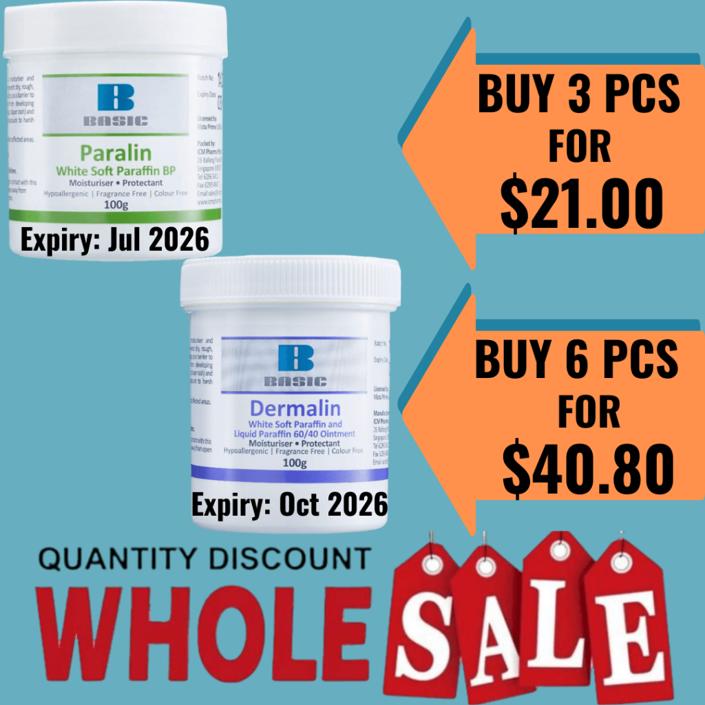 [PharmCare] ICM Paralin / Dermalin White Soft Paraffin BP 100G ...