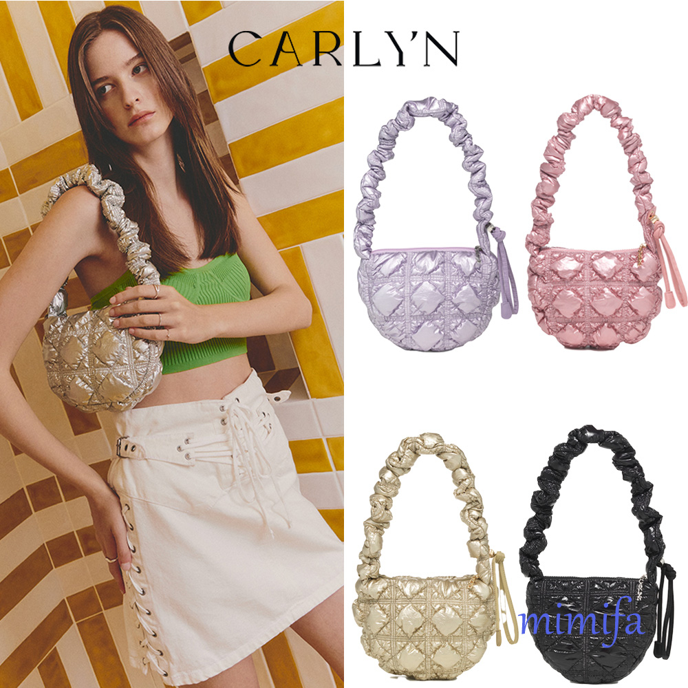 CARLYN Poing Bag Shoulder Bag Sponge Bag Puff Bag | Shopee Singapore
