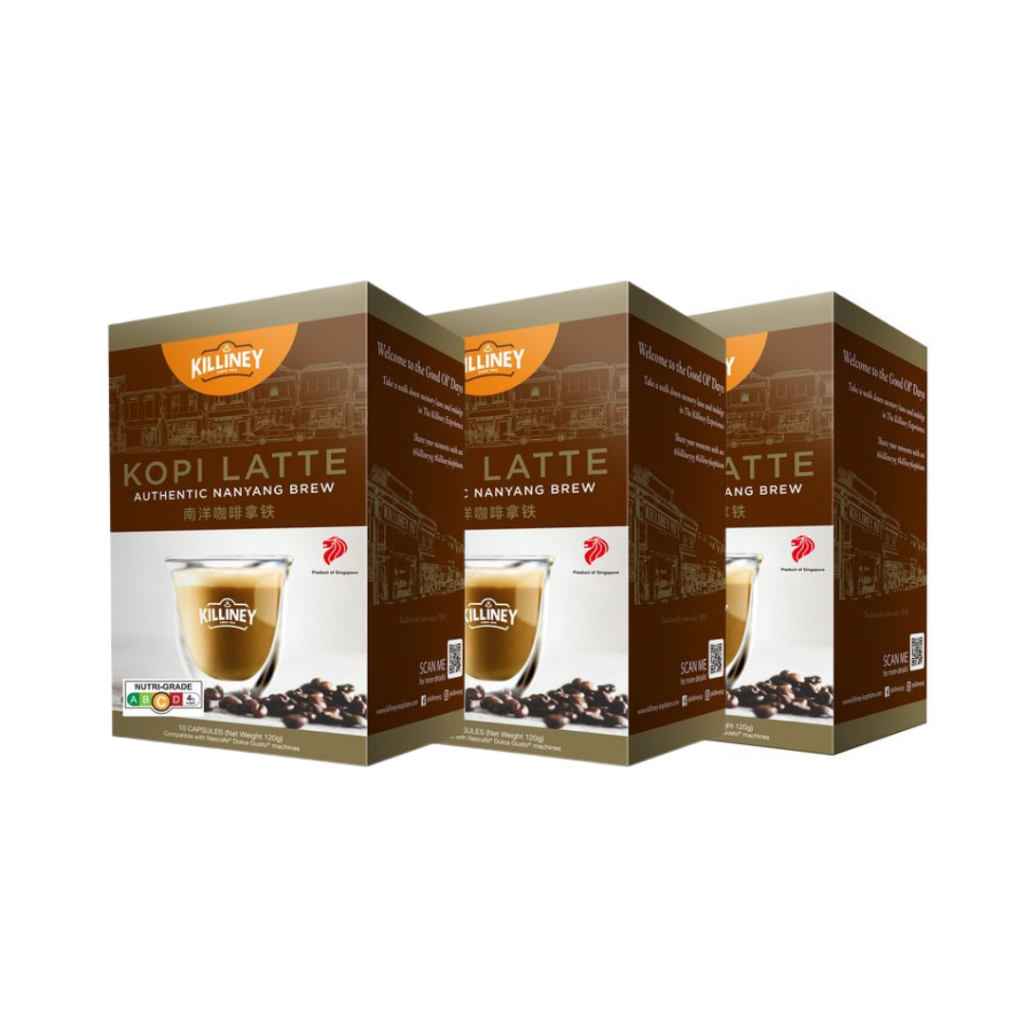 Killiney Kopi Latte Trio Bundle (Dolce Gusto Compatible Capsule Pods ...