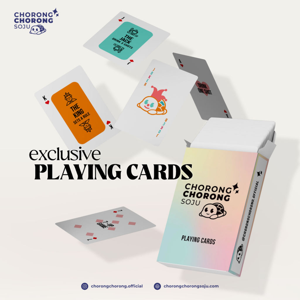[FREE GIFT] Playing Cards - Chorong Chorong Soju | Shopee Singapore