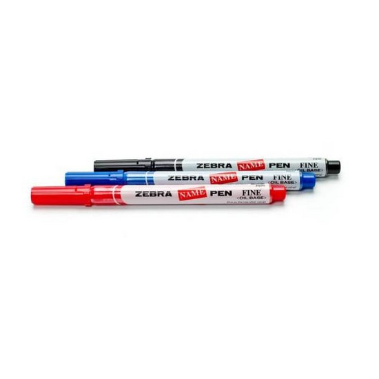 Zebra/ Pilot Japan Name Pen Slim Permanent Marker/ Deli (Thin, Medium ...