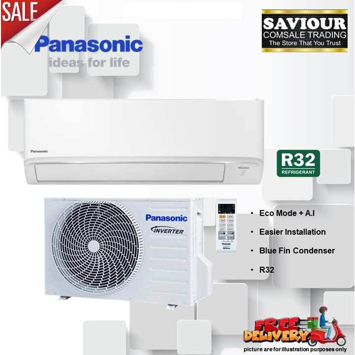 Panasonic R32 System 1 Aircon CUPU12WKZ-CSPU12WKZ - 12000 BTU | Shopee ...