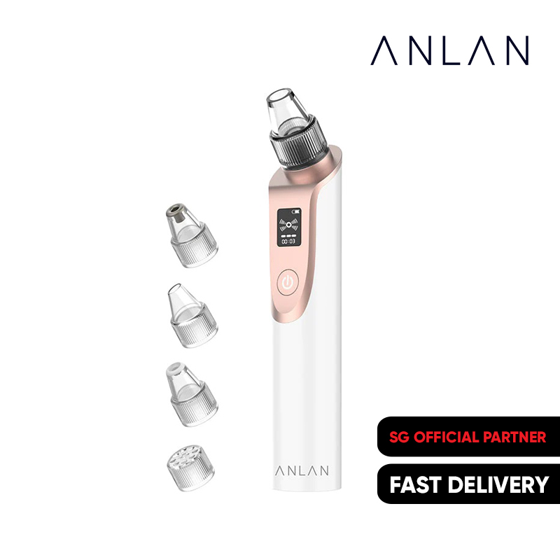 ANLAN 3 Level Suction Pore Cleaner Blackhead Vacuum [SG Local Official Partner] (Clearance Sale ...