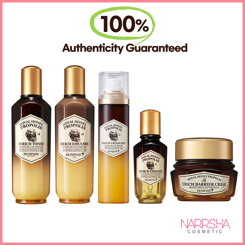 [SKINFOOD] Royal Honey Propolis Enrich Cream 63ml, Toner 160ml ...