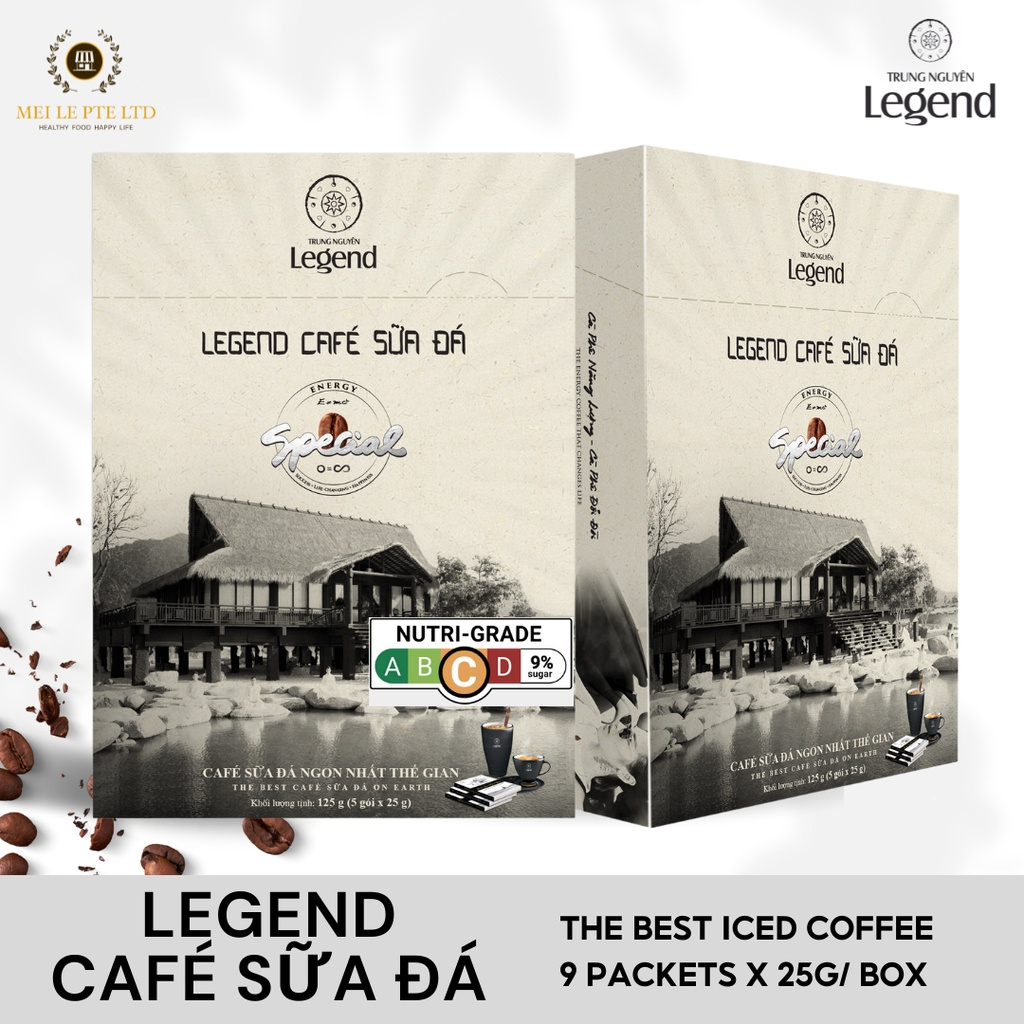 LEGEND Cafe Sua Da Iced Milk Coffee (Trung Nguyen 3in1 Instant Coffee ...