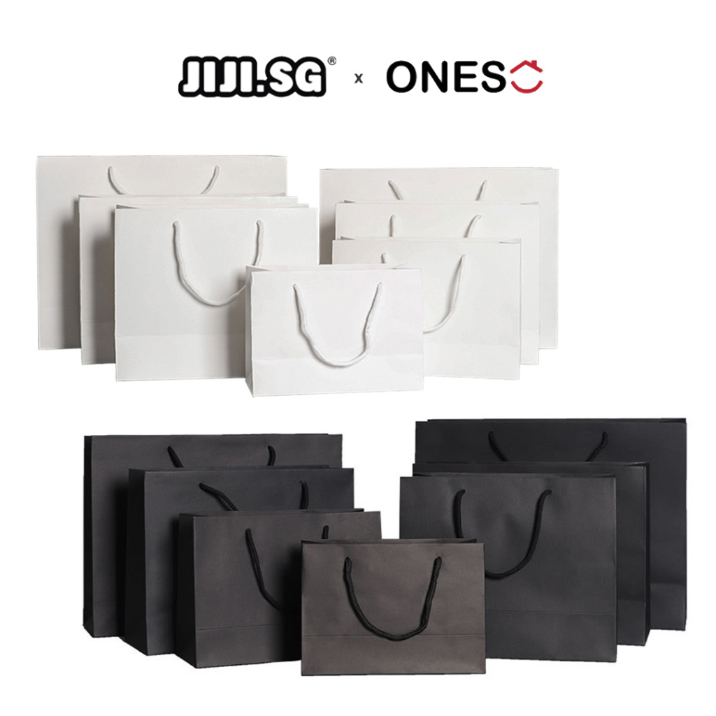 (JIJI.SGxONES) CAREY Premium Paper Bag / Kraft Paper Bag / Door Gift ...