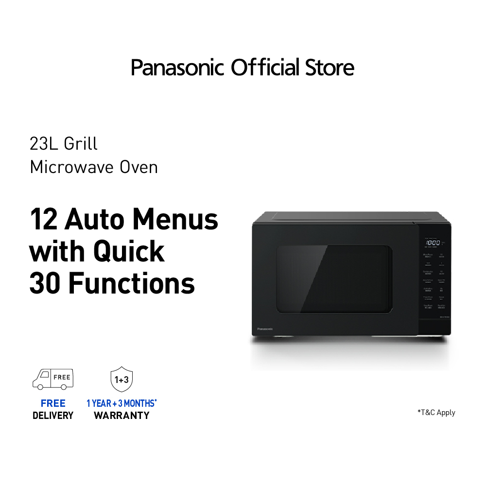 Panasonic 24L Grill Microwave Oven NN-GT35NBYPQ | Shopee Singapore