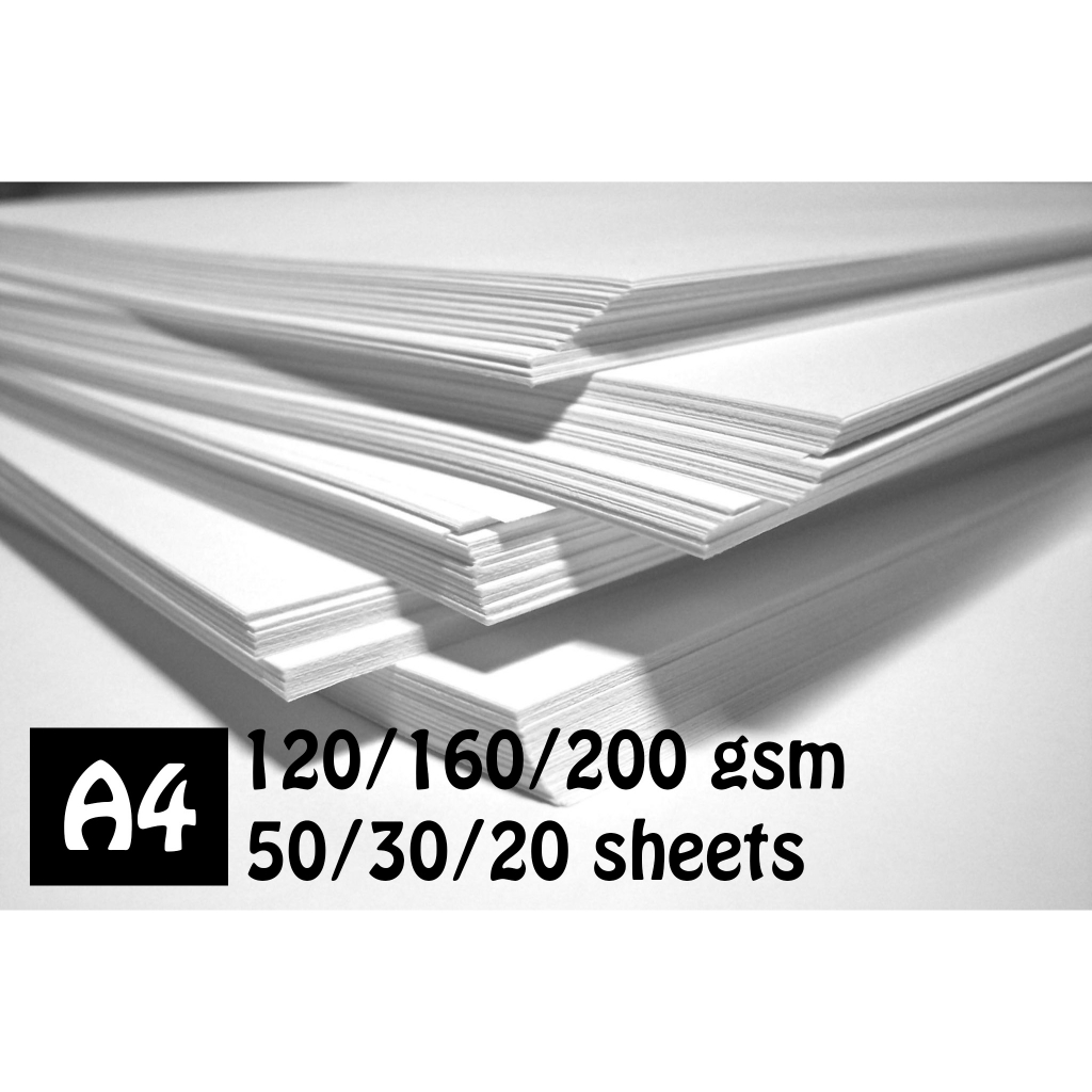 A4 Paper best White / Black / Kraft Paper / Laser Card ( 80/ 110/ 120 ...