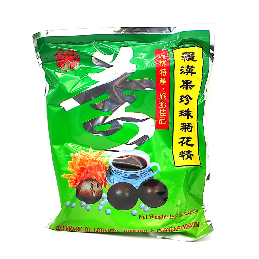 罗汉果珍珠菊花精 Zhong Brand Beverage of Lohanko, Zhenzhu & Chrysanthemum 15g x ...