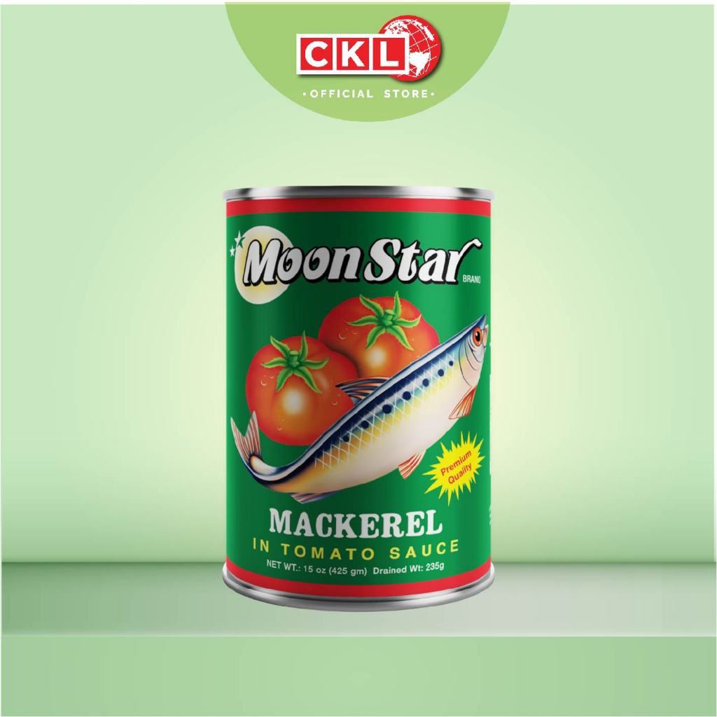 Moon Star Brand Mackerel In Tomato Sauce - 425g x 24 cans/ctn | Shopee ...
