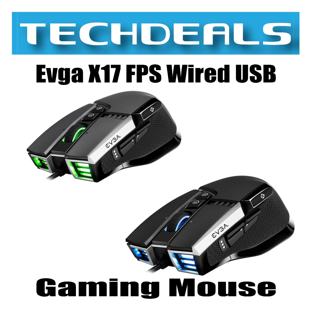 Evga X17 FPS Wired USB Gaming Mouse | Shopee Singapore