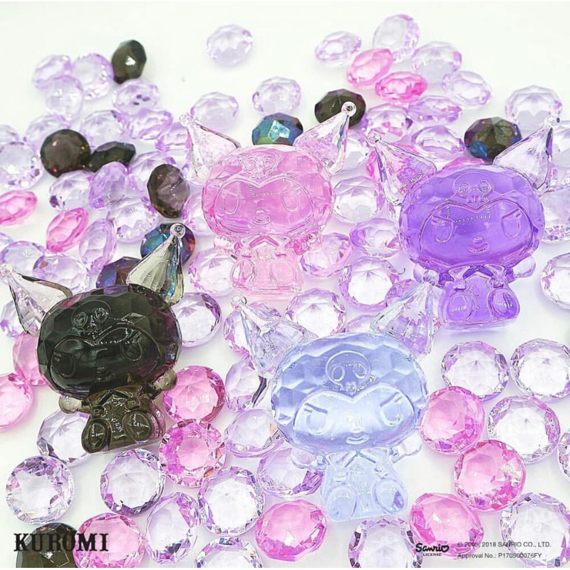 【Authentic】Sanrio Characters : Kuromi Acrylic Crystal Display Figurine ...