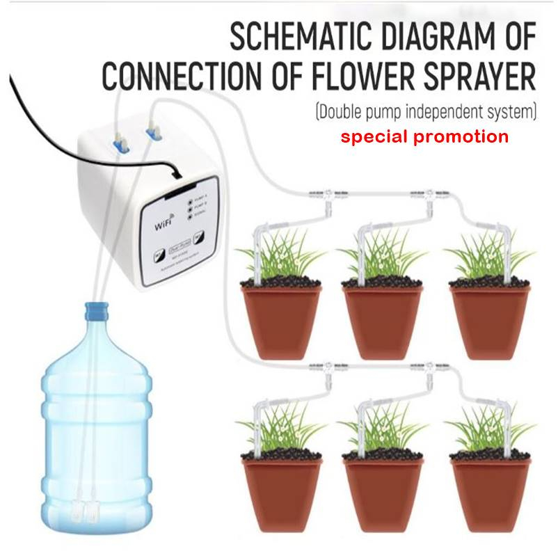 💖READY STOCK💖Plant Irrigation System Kit Automatic Watering Device for ...