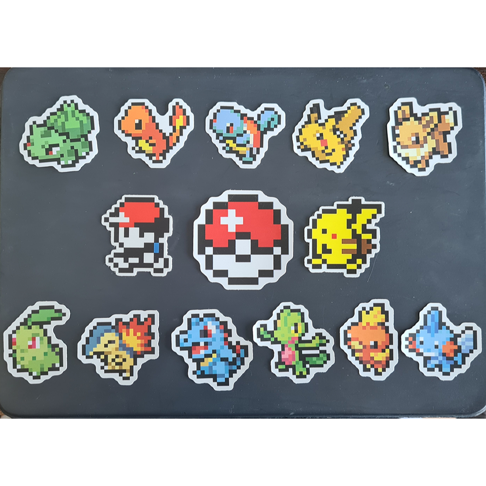 Pokemon 8-bit Pixel Art Stickers [Series 1] | Shopee Singapore