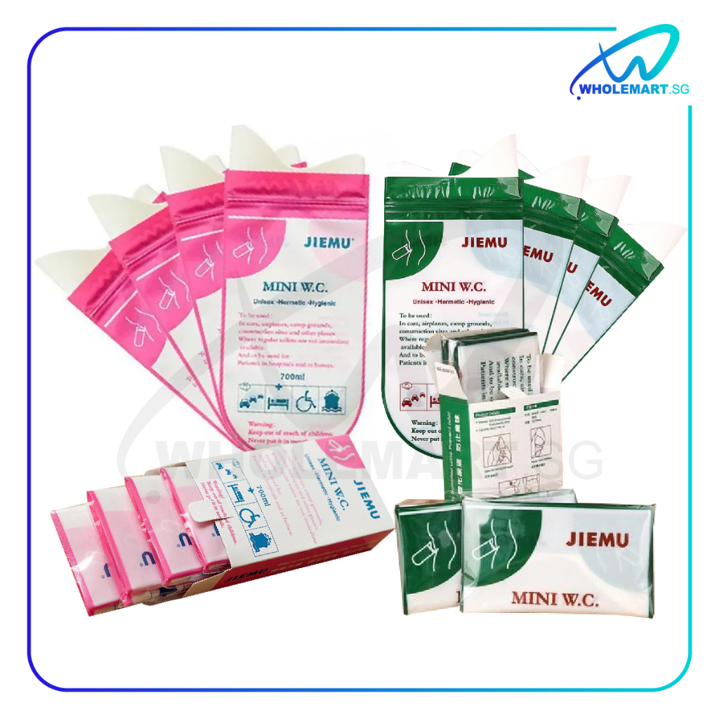 700ml Emergency Portable Car Urine 4Pcs Pee Bag Vomit Mini Mobile ...